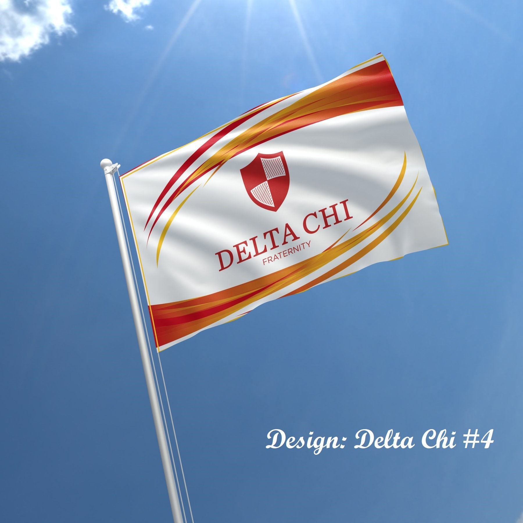 Delta Chi Officially Licensed Flag Banner | Etsy