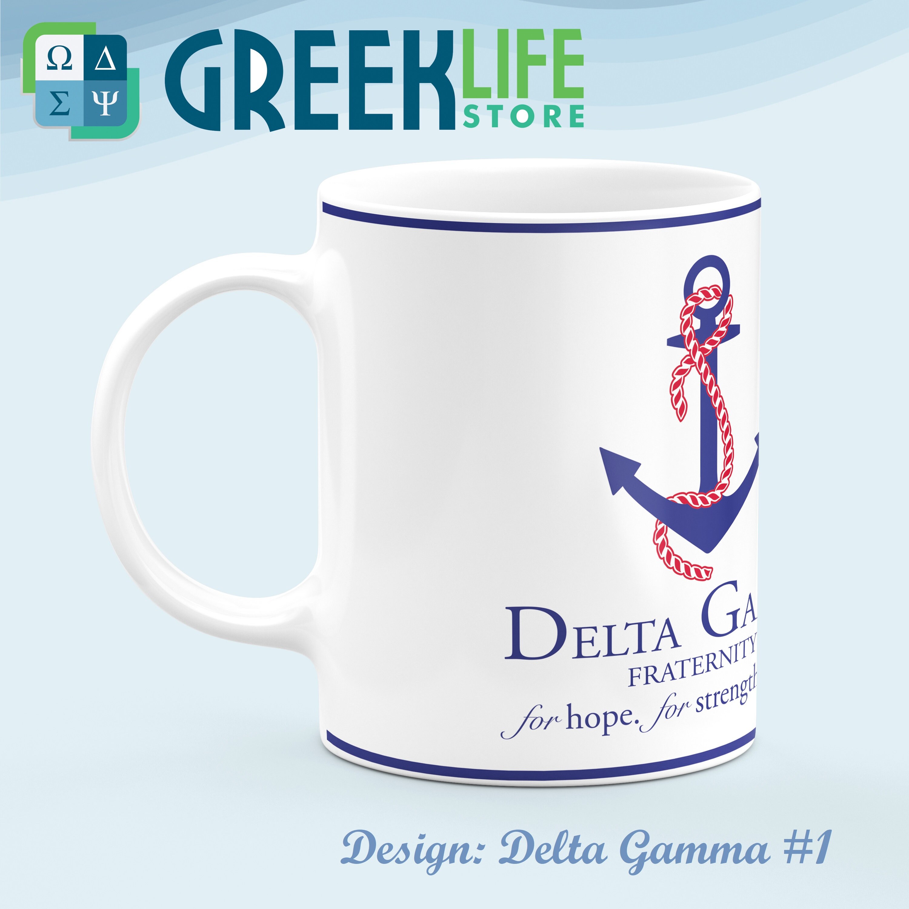 Delta Gamma Coffee Mug 11 OZ - Etsy