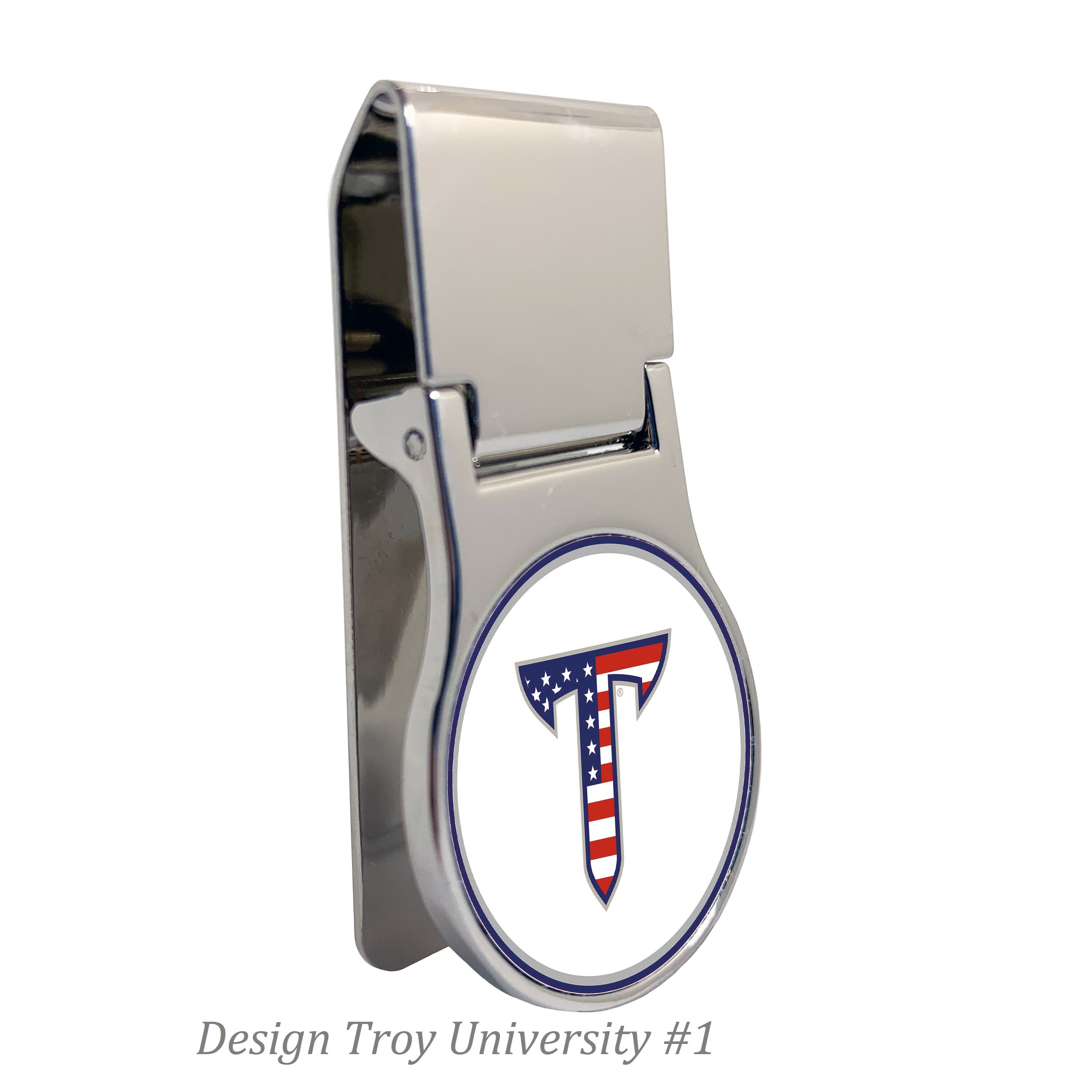Troy University Money Clip Round - Etsy