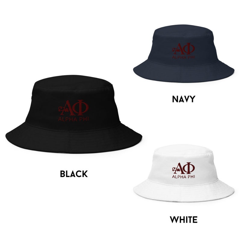 Alpha Phi Bucket Hat - Etsy