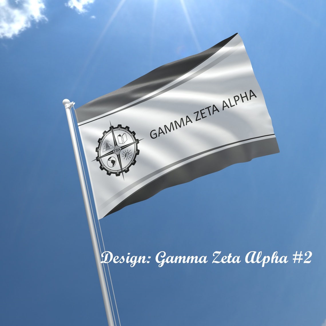 Gamma Zeta Alpha Officially Licensed Flag Banner - Etsy