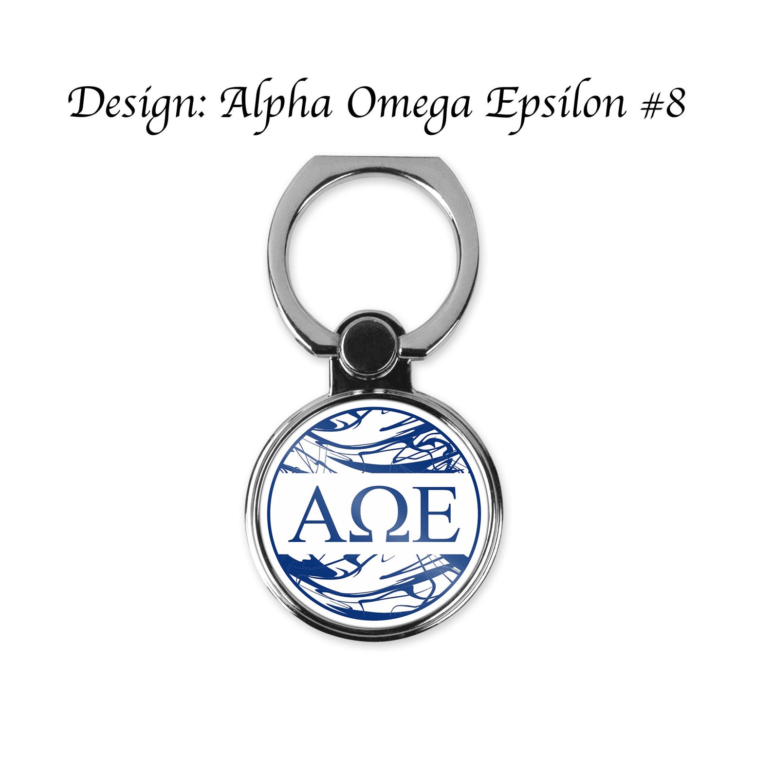Alpha Omega Epsilon Ring Stand Phone Holder (round) - Etsy