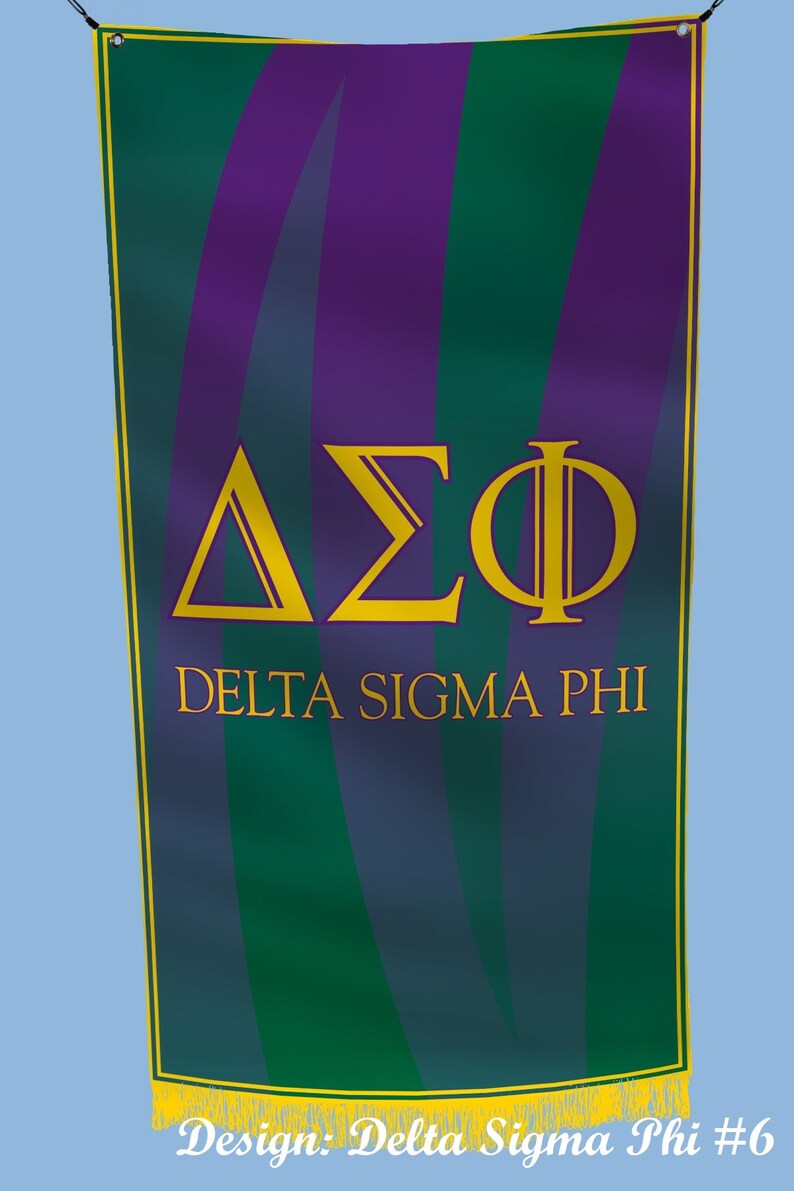 Delta Sigma Phi Officially Licensed Flag Banner - Etsy