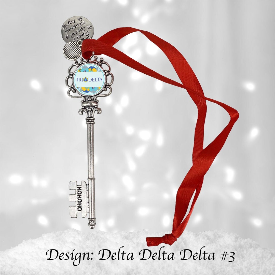 Delta Delta Delta Ornement de Noël Père Noël Clé Magique - Etsy France