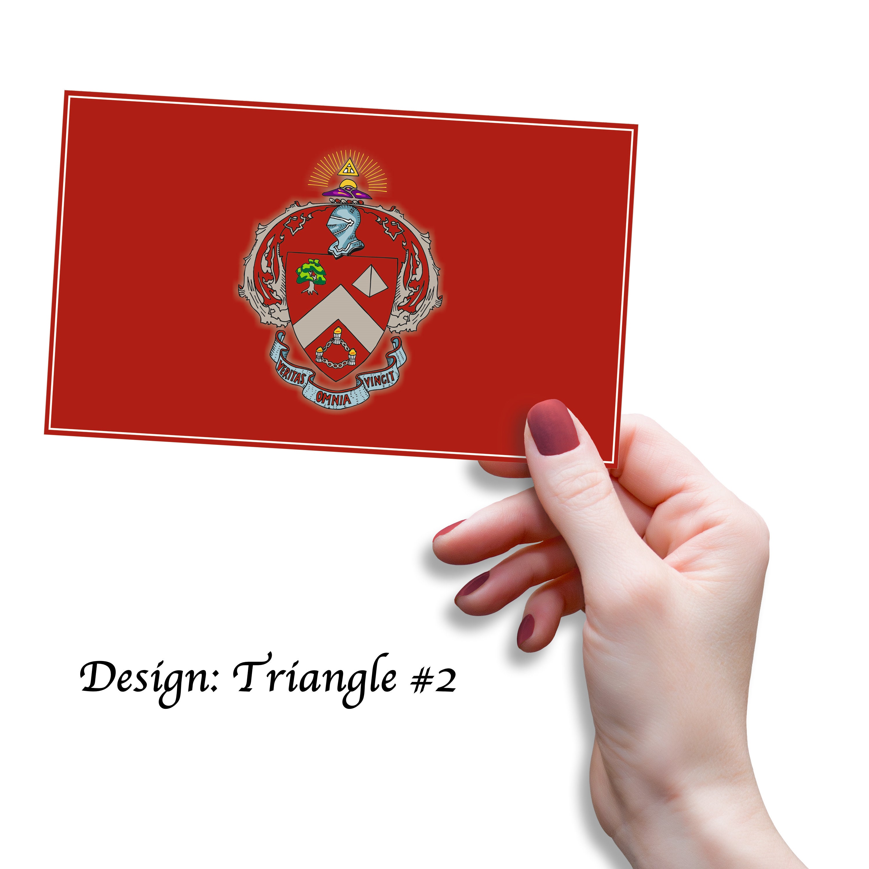Triangle Fraternity Decal Sticker - Etsy