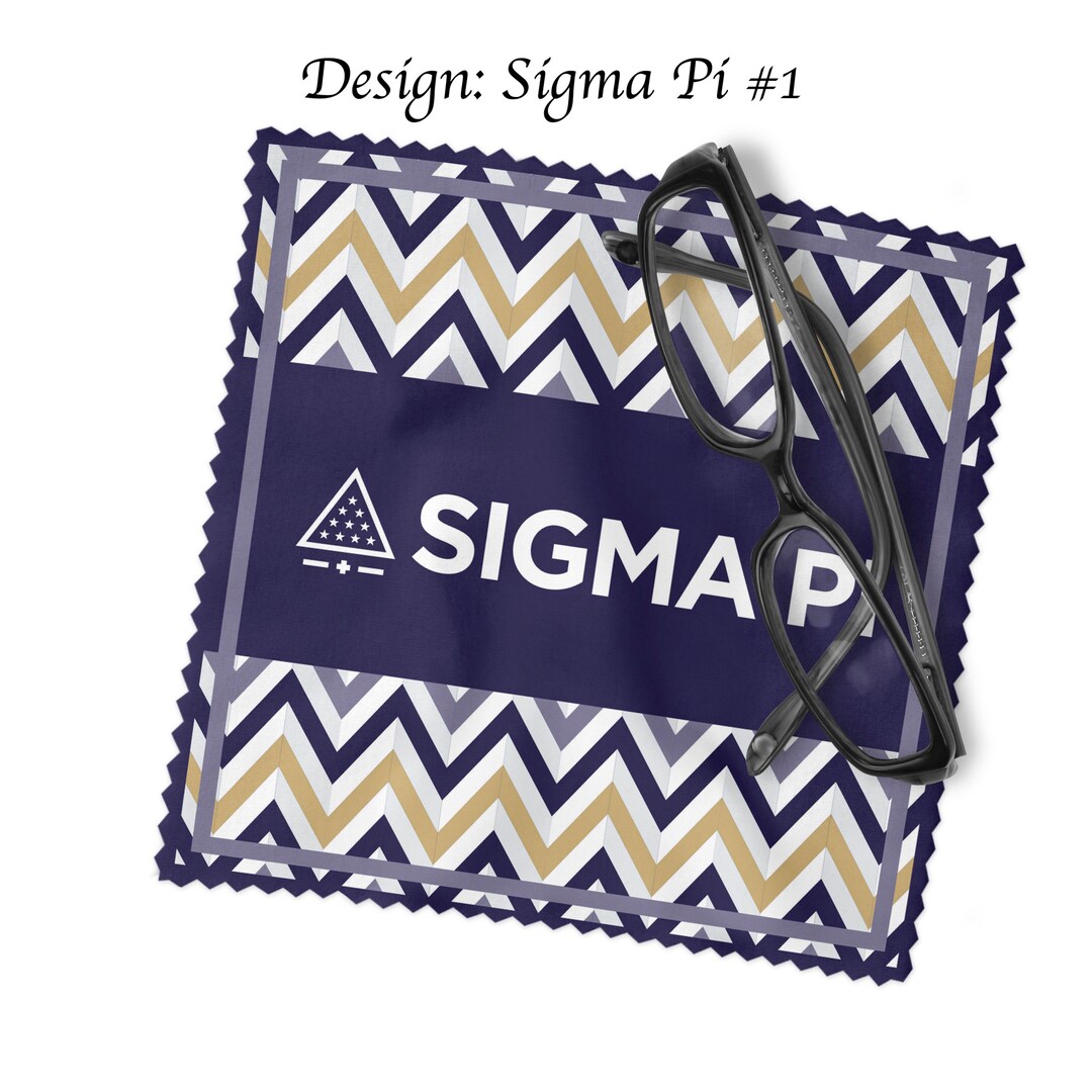 Sigma Pi Eyeglass Cleaner & Microfiber Cleaning Cloth - Etsy