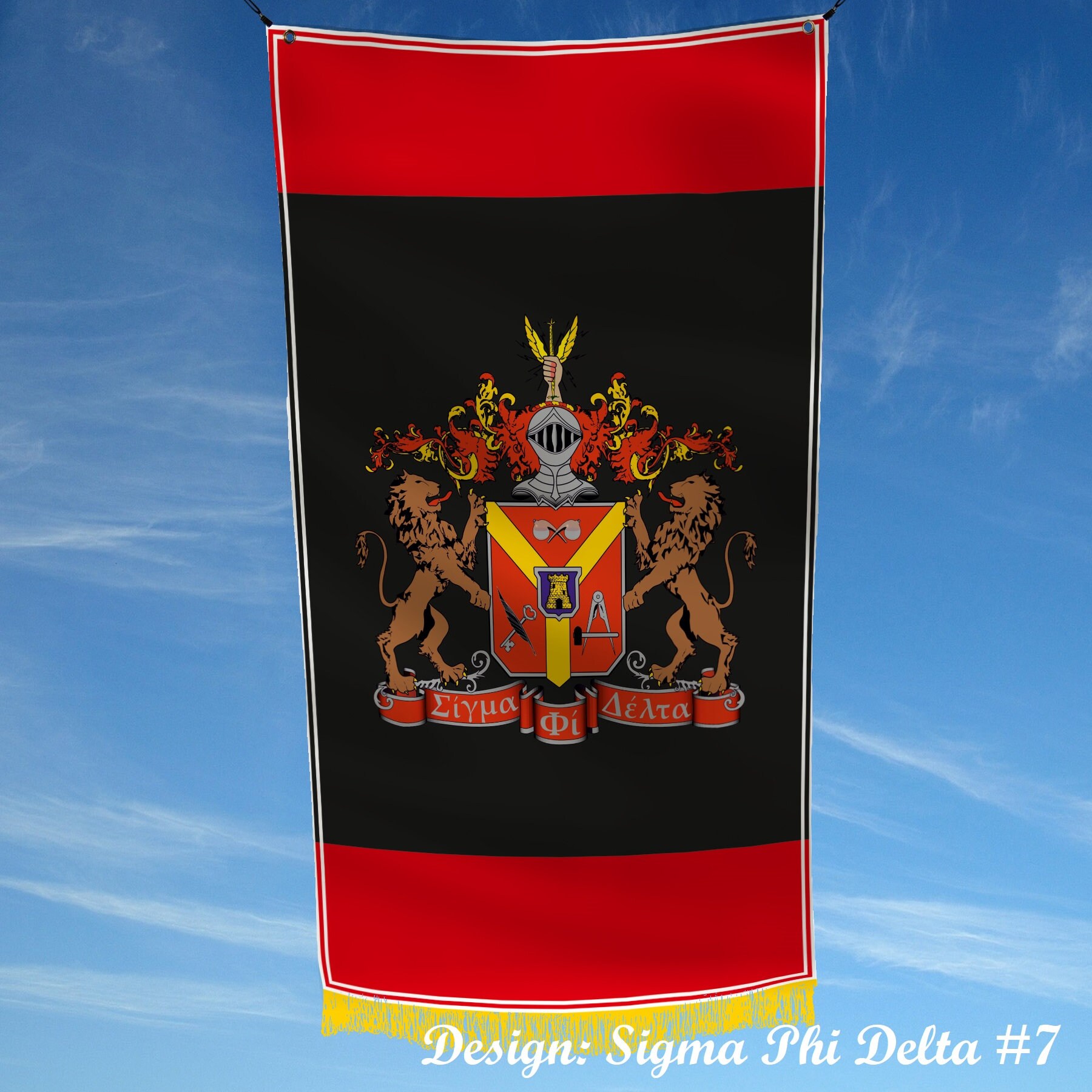 Sigma Phi Delta Officially Licensed Flag Banner - Etsy