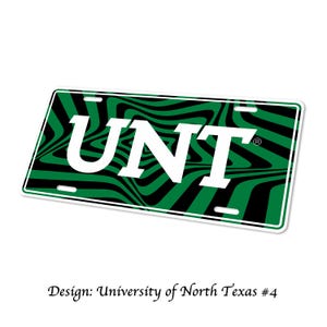 University of North Texas Decorative Aluminum License Plate - Etsy