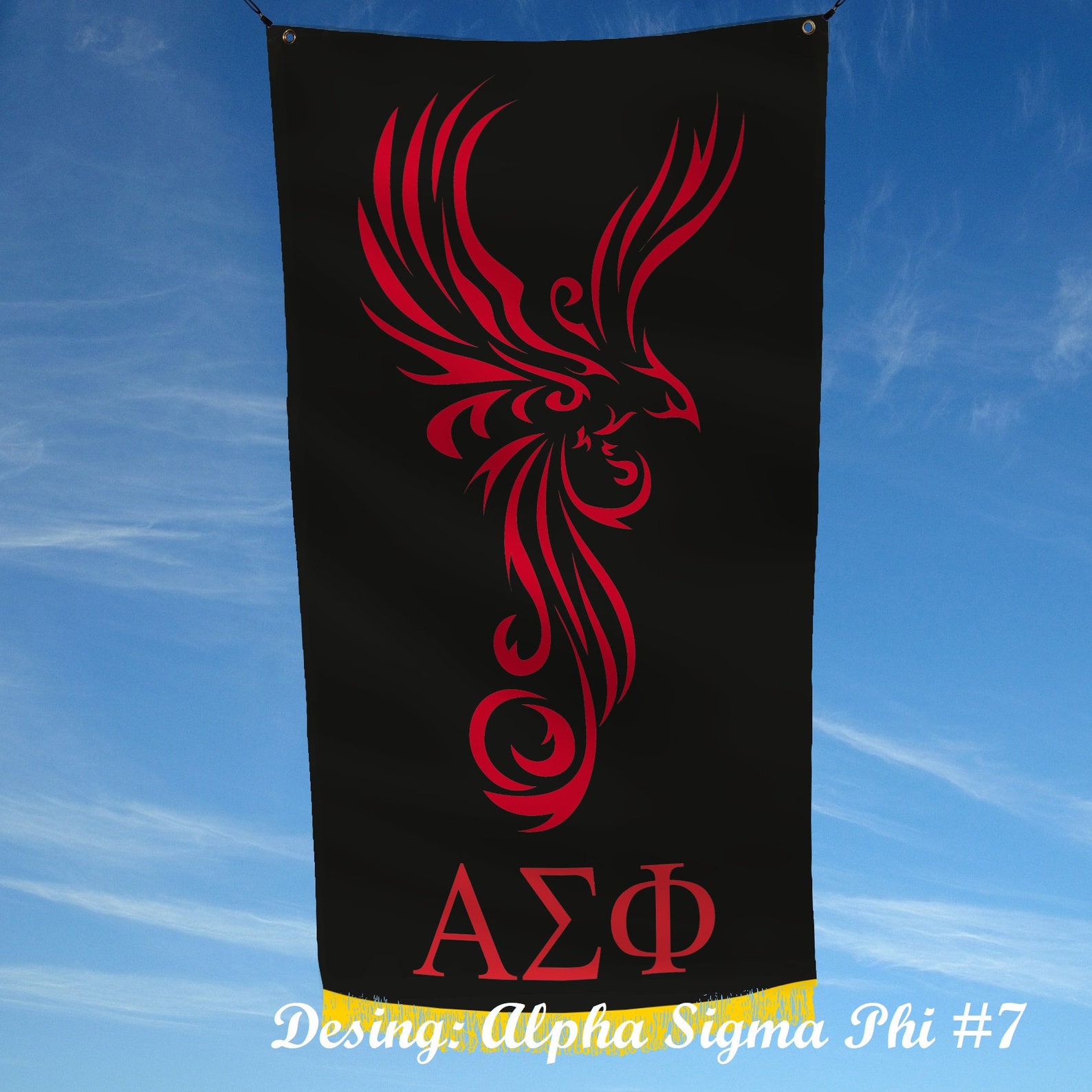 Alpha Sigma Phi Officially Licensed Flag Banner - Etsy