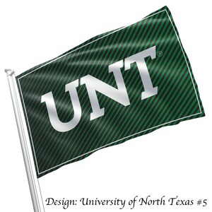 University of North Texas Licensed Flag Banner - Etsy