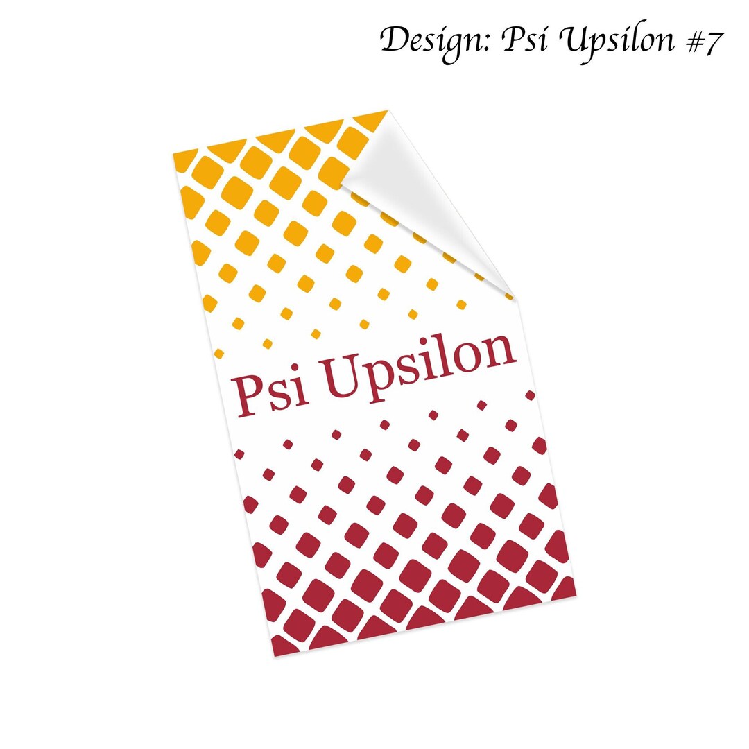 Psi Upsilon Decal Sticker - Etsy