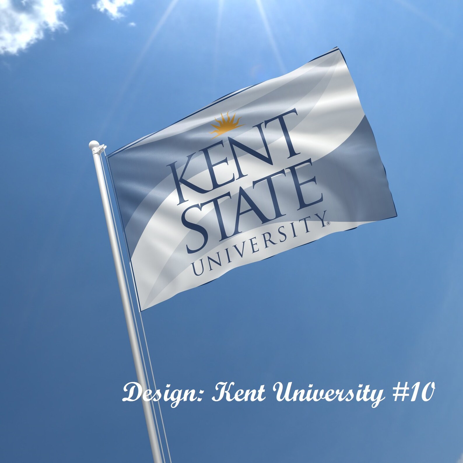 Kent State University Officially Licensed Flag Banner - Etsy