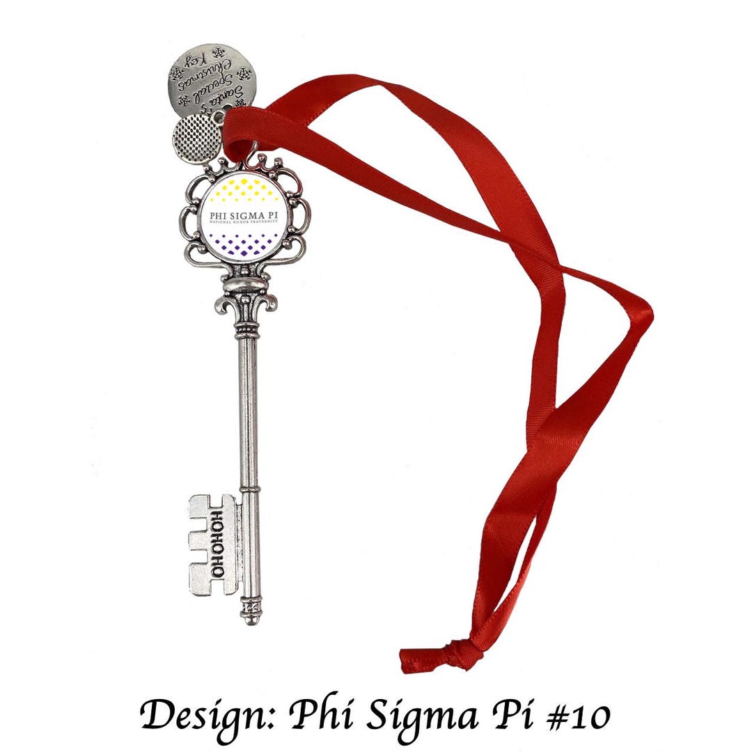 Phi Sigma Pi Christmas Ornament Santa Magic Key - Etsy