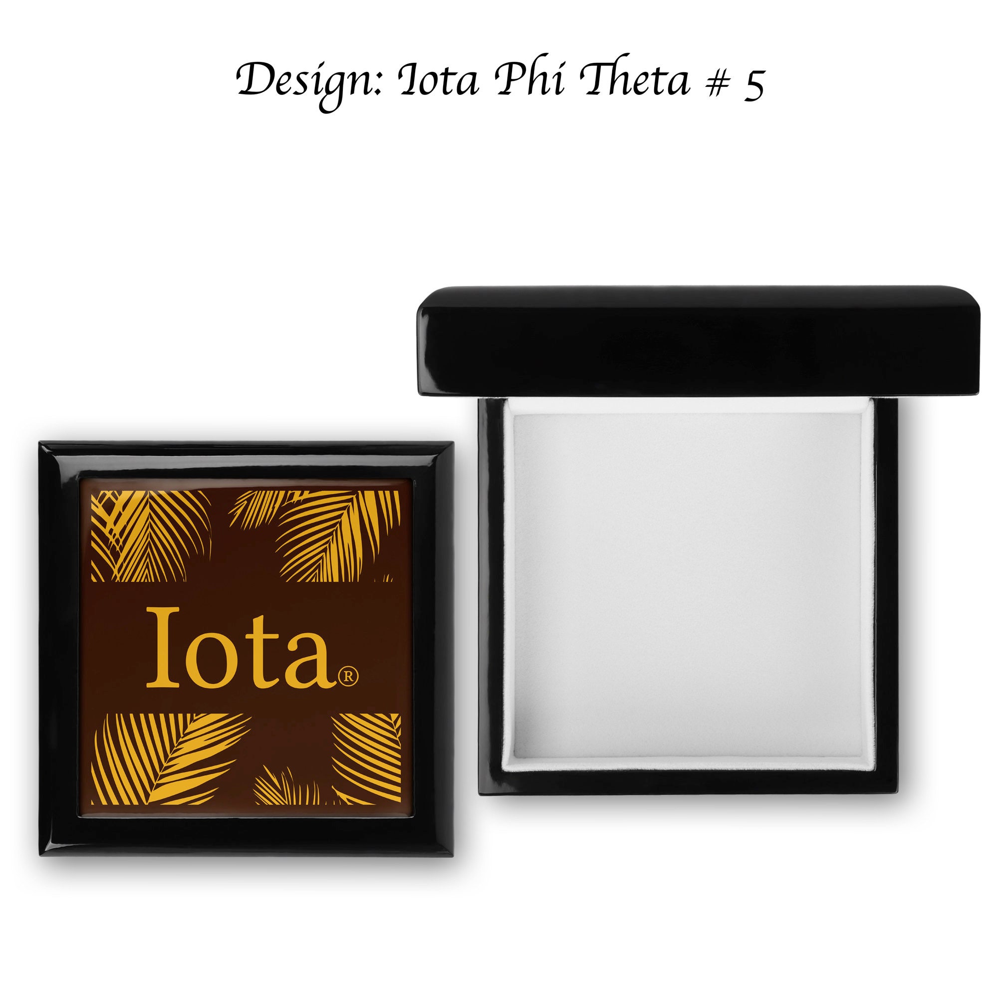 Iota Phi Theta Wooden Keepsake Box - Etsy
