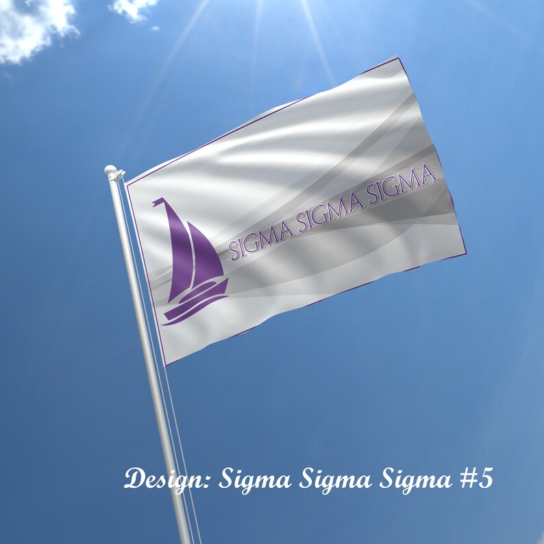 Sigma Sigma Sigma Officially Licensed Flag Banner - Etsy