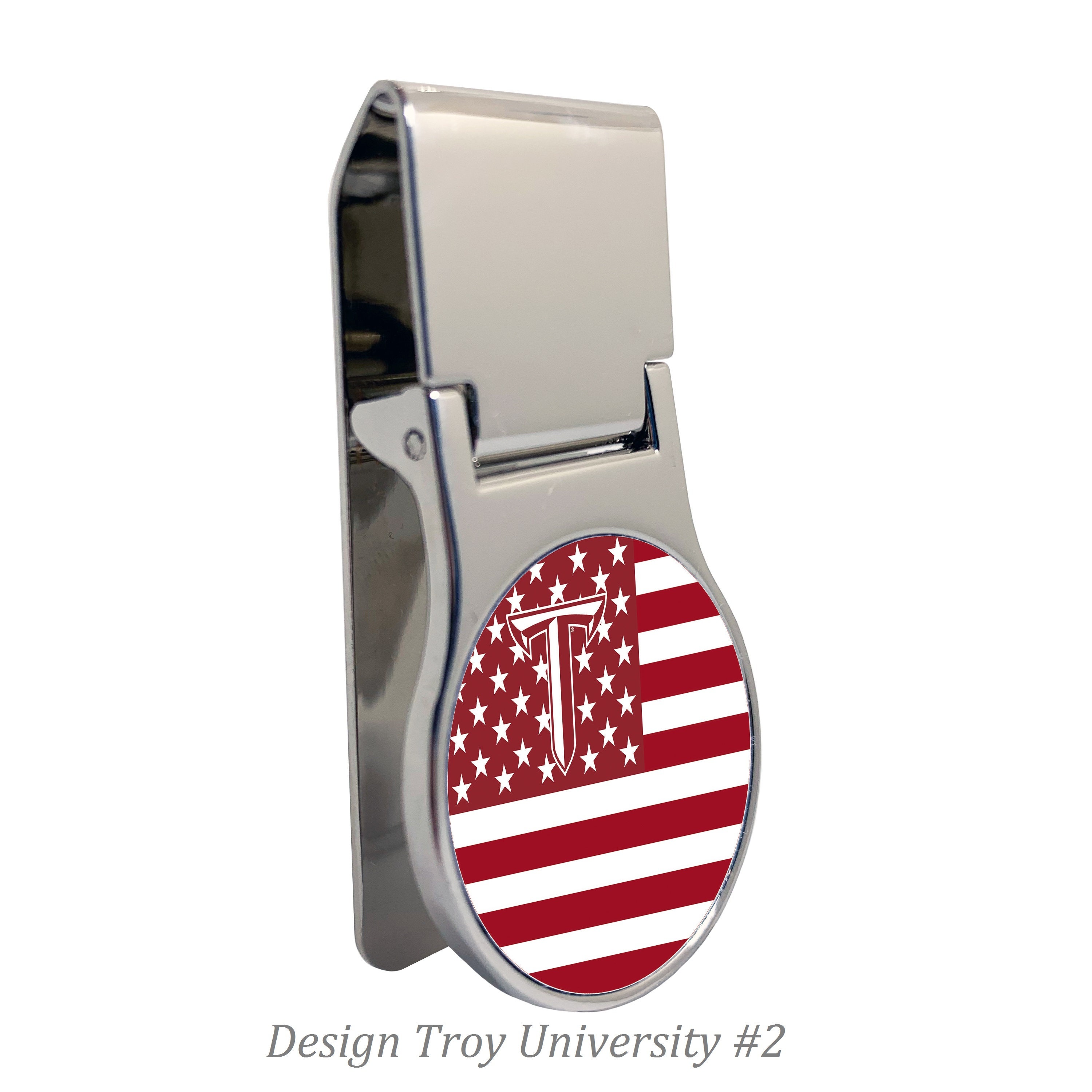 Troy University Money Clip Round - Etsy