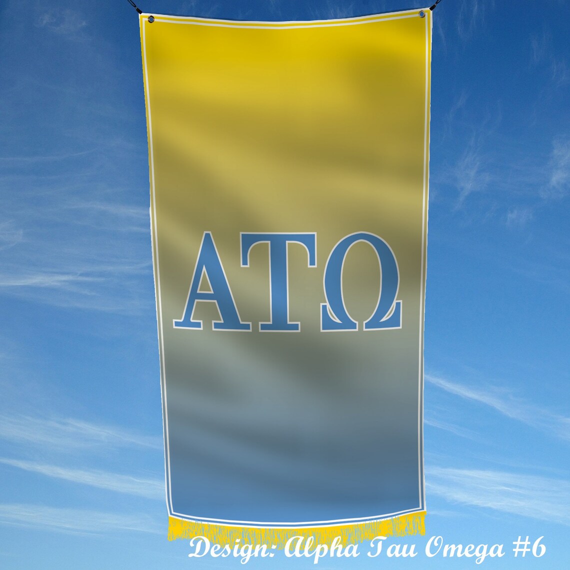 Alpha Tau Omega Officially Licensed Flag Banner - Etsy