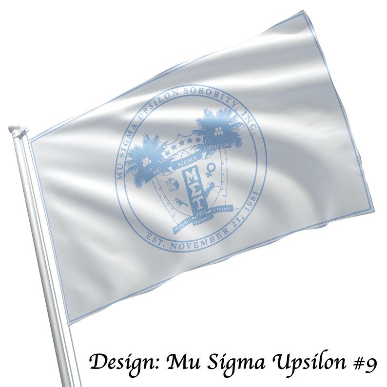 Mu Sigma Upsilon Officially Licensed Flag Banner - Etsy