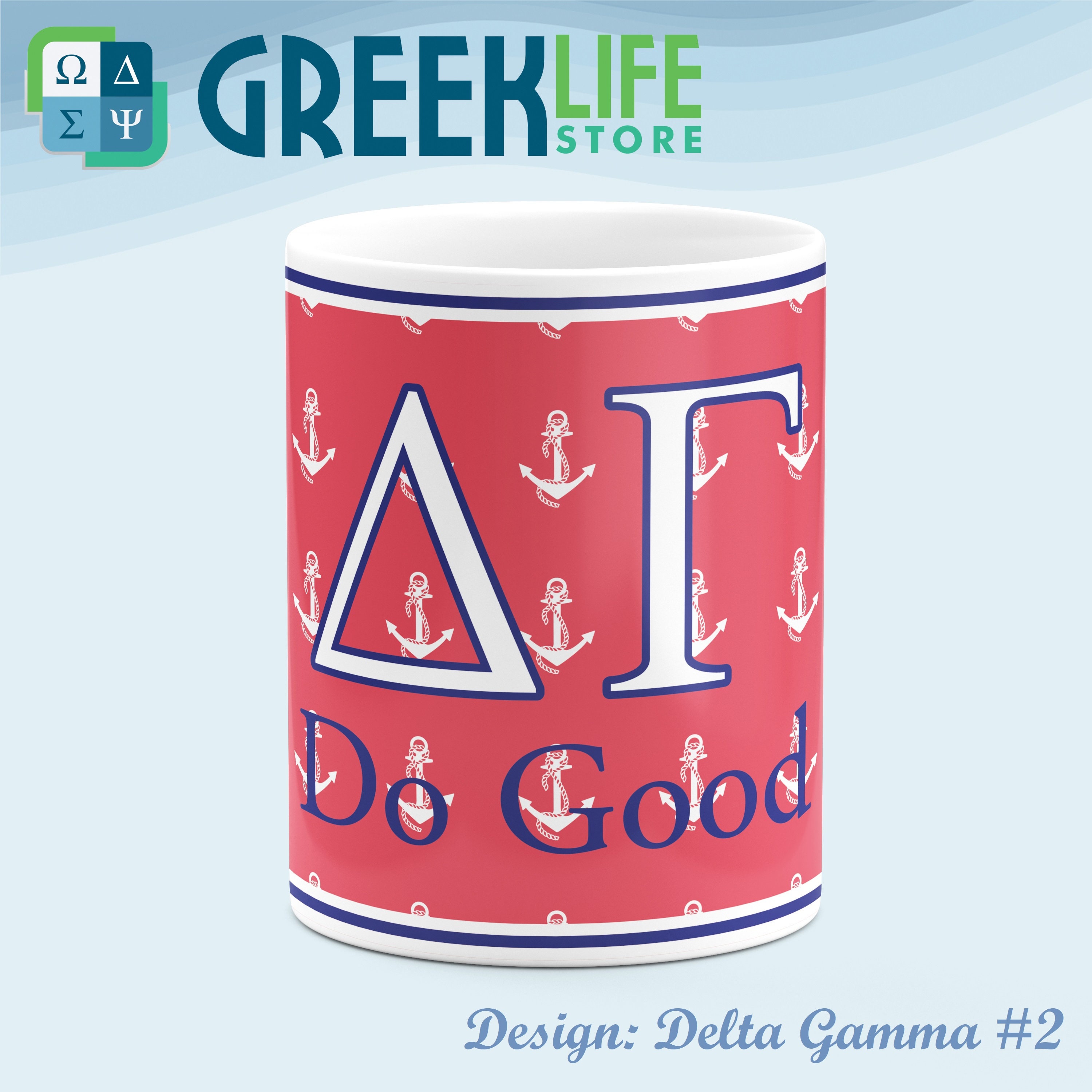 Delta Gamma Coffee Mug 11 OZ - Etsy