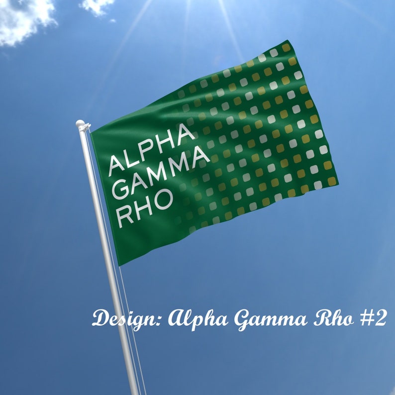 Alpha Gamma Rho Officially Licensed Flag Banner - Etsy