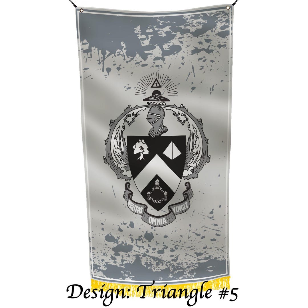 Triangle Fraternity Flag Banner -officially Licensed - Etsy