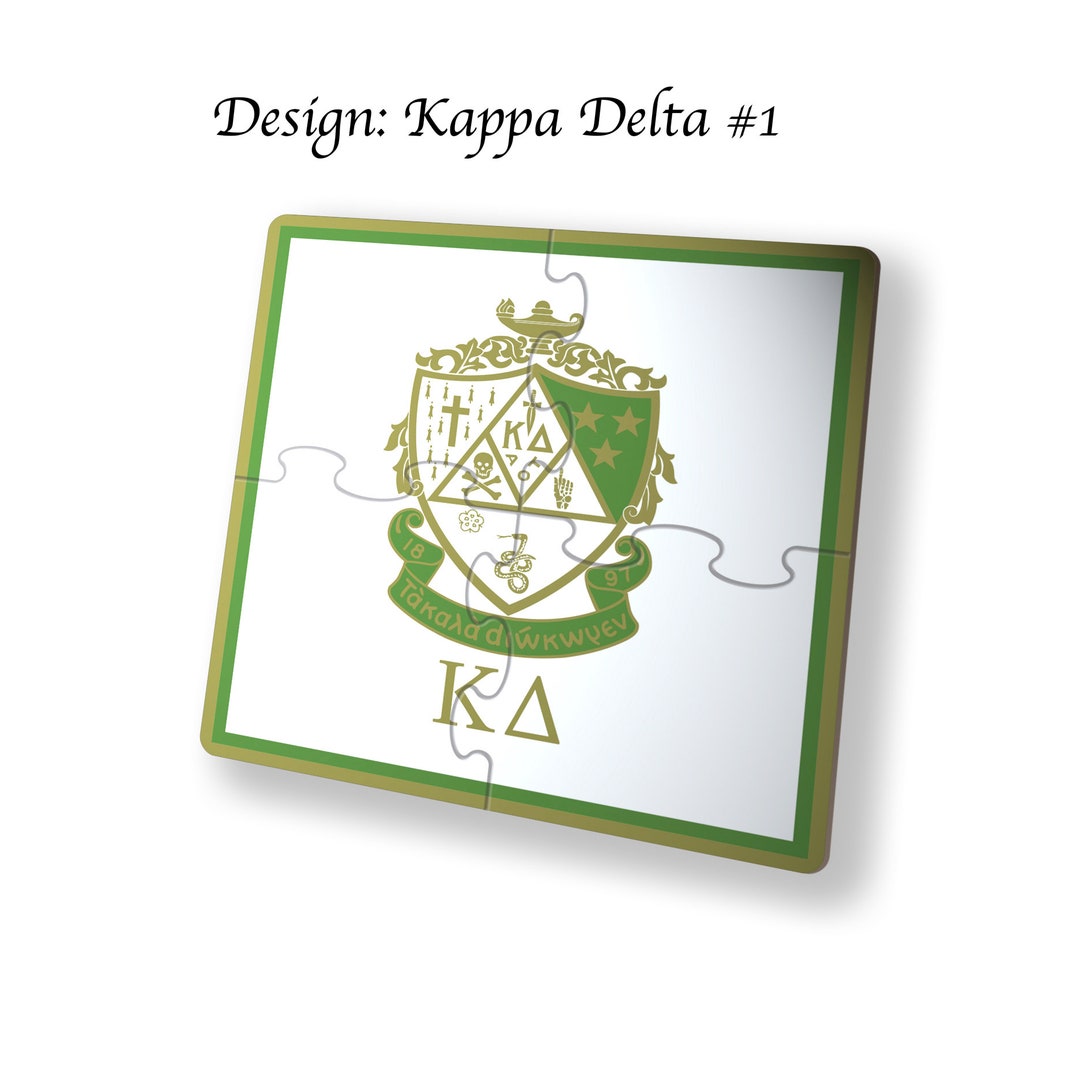 Kappa Delta Beverage Jigsaw Puzzle Coasters Square (set of 4) - Etsy