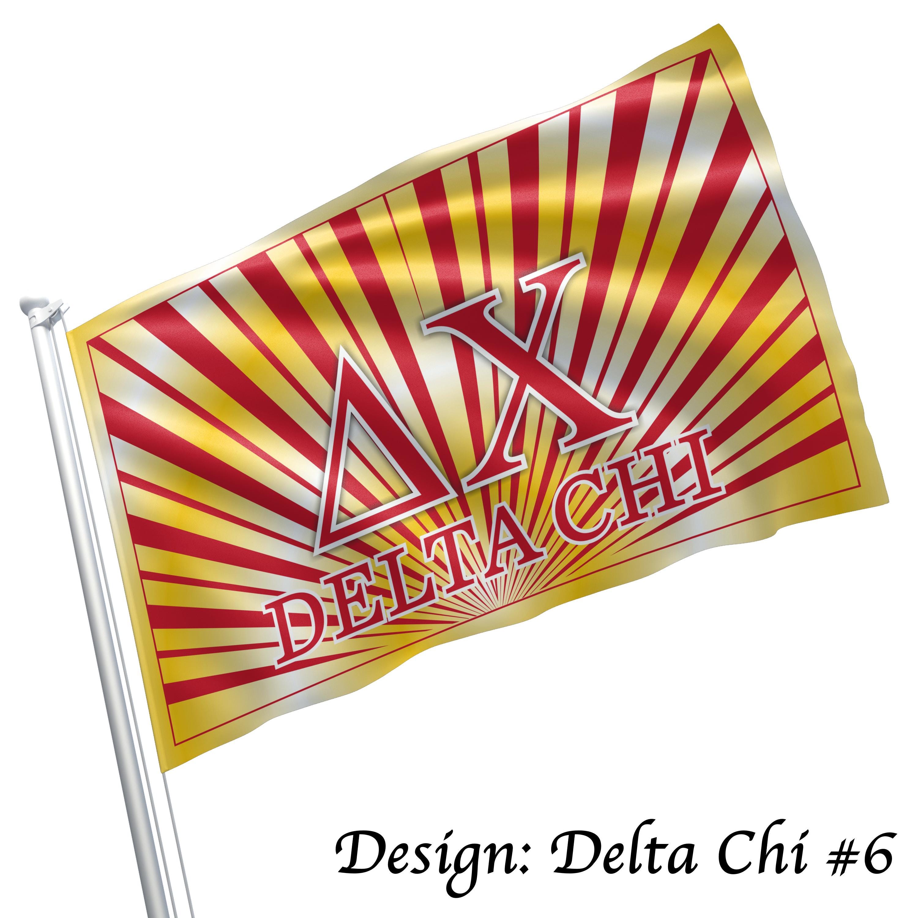 Delta Chi Officially Licensed Flag Banner - Etsy