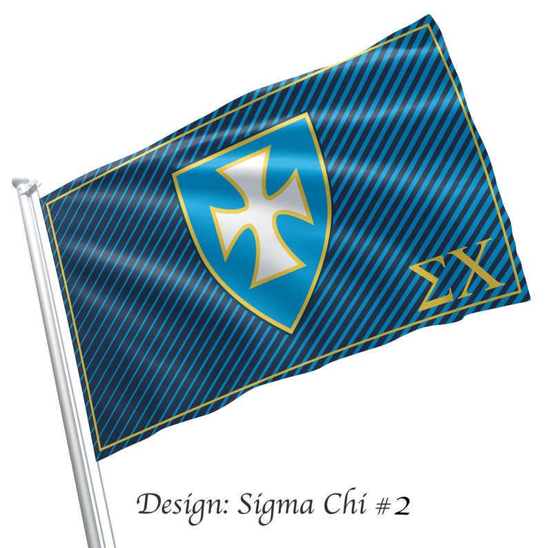 Sigma Chi Officially Licensed Flag Banner - Etsy
