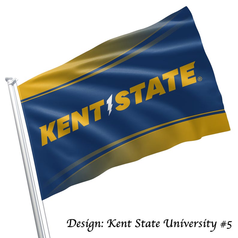 Kent State University Officially Licensed Flag Banner - Etsy