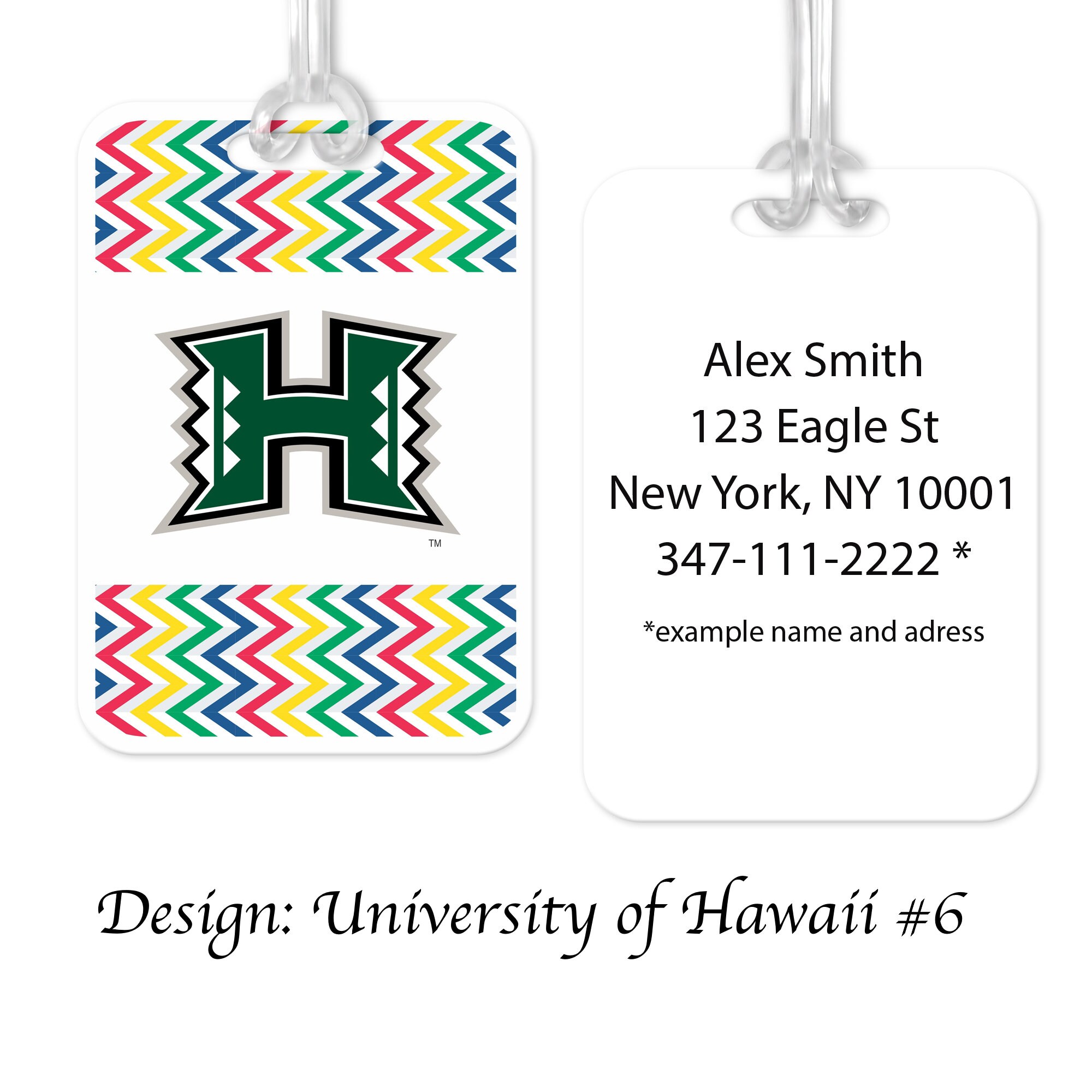 University of Hawaii Bag Tag - Etsy