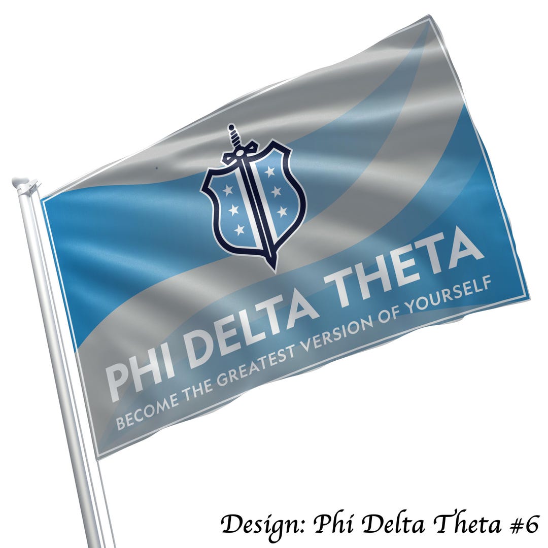 Phi Delta Theta Officially Licensed Flag Banner - Etsy