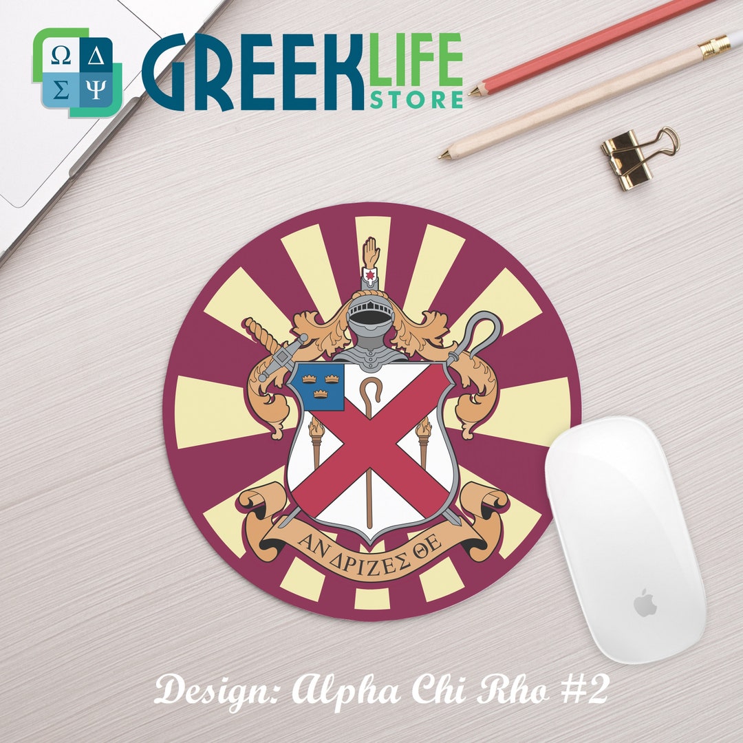 Alpha Chi Rho Mousepad Round - Etsy
