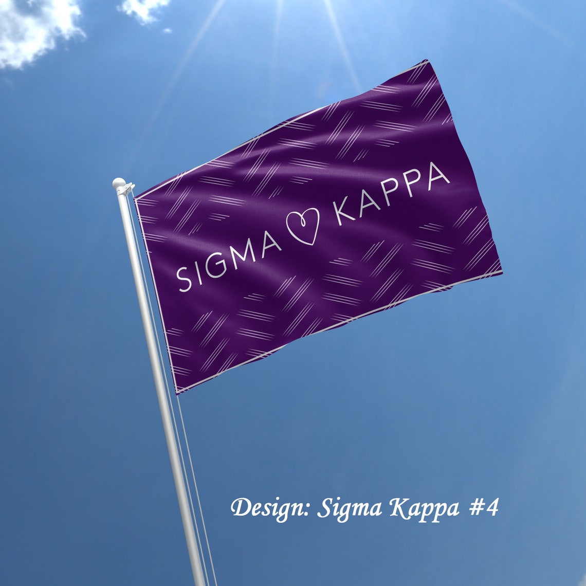 Sigma Kappa Officially Licensed Flag Banner | Etsy