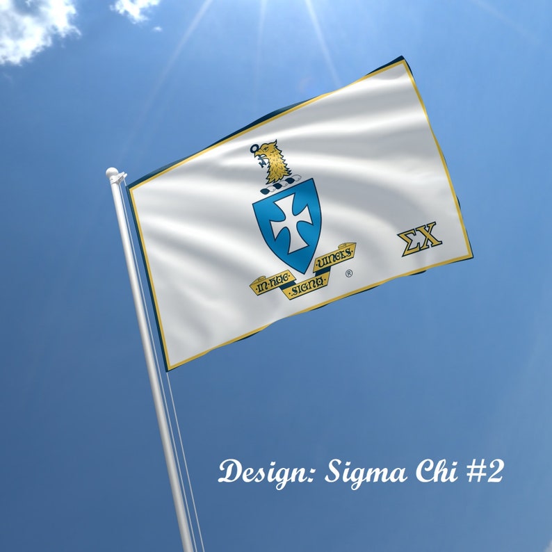 Sigma Chi Officially Licensed Flag Banner | Etsy