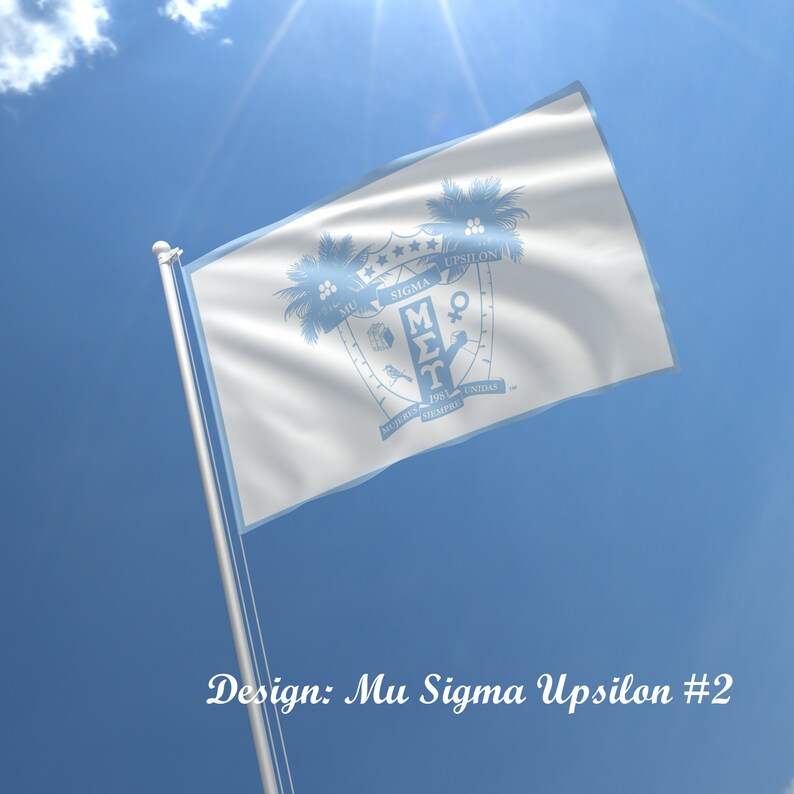 Mu Sigma Upsilon Officially Licensed Flag Banner | Etsy
