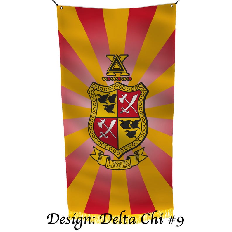 Delta Chi Officially Licensed Flag Banner - Etsy