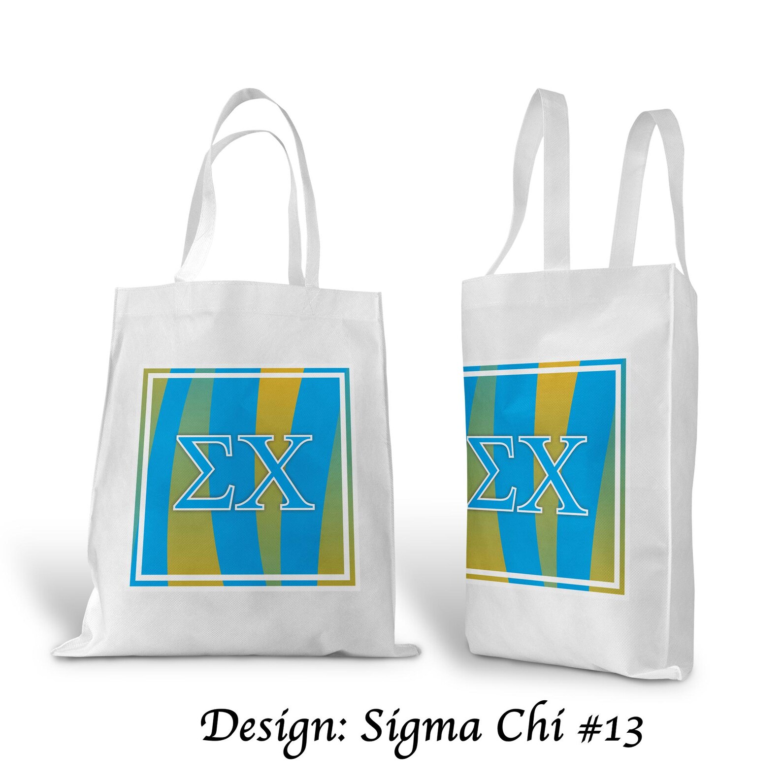 Sigma Chi Canvas Tote Bag - Etsy