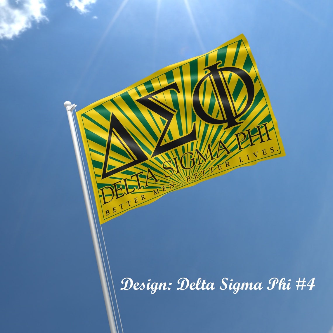 Delta Sigma Phi Officially Licensed Flag Banner - Etsy