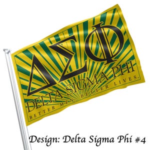 Delta Sigma Phi Officially Licensed Flag Banner - Etsy