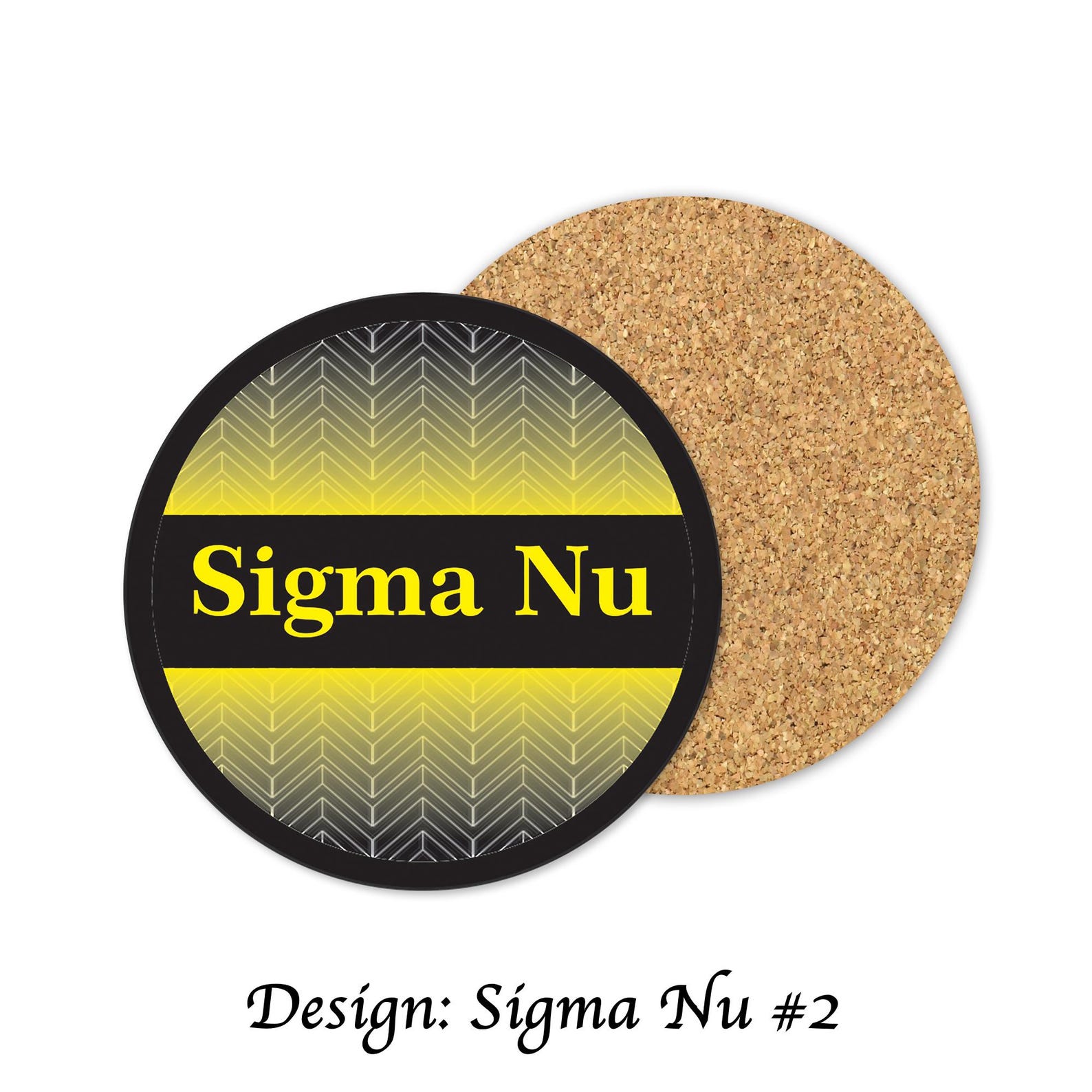 Sigma Nu Round Coasters (set of 4 Coasters) - Etsy