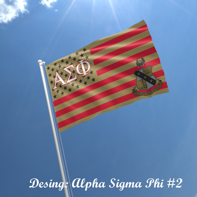 Alpha Sigma Phi Officially Licensed Flag Banner - Etsy
