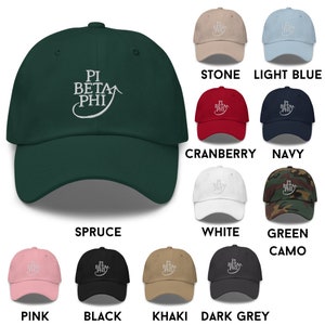Pi Beta Phi Classic Dad Hats - Etsy