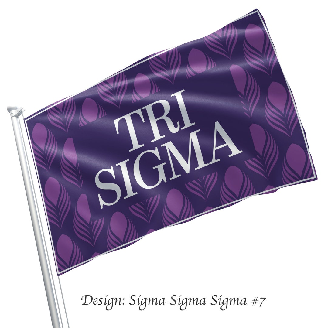 Sigma Sigma Sigma Officially Licensed Flag Banner - Etsy