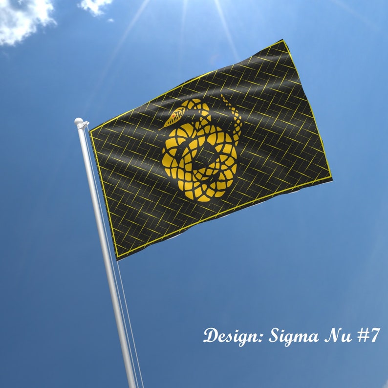 Sigma Nu Officially Licensed Flag Banner - Etsy