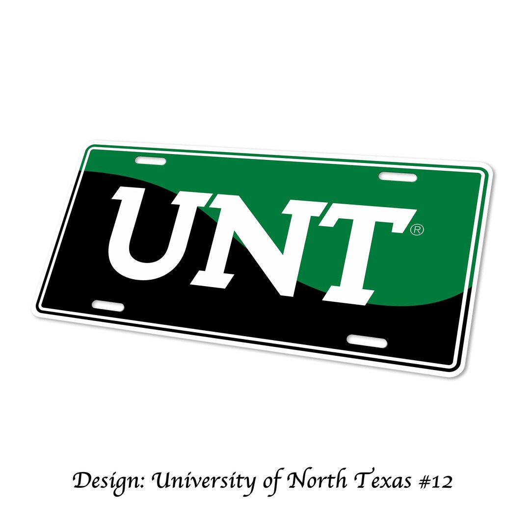 University of North Texas Decorative Aluminum License Plate - Etsy