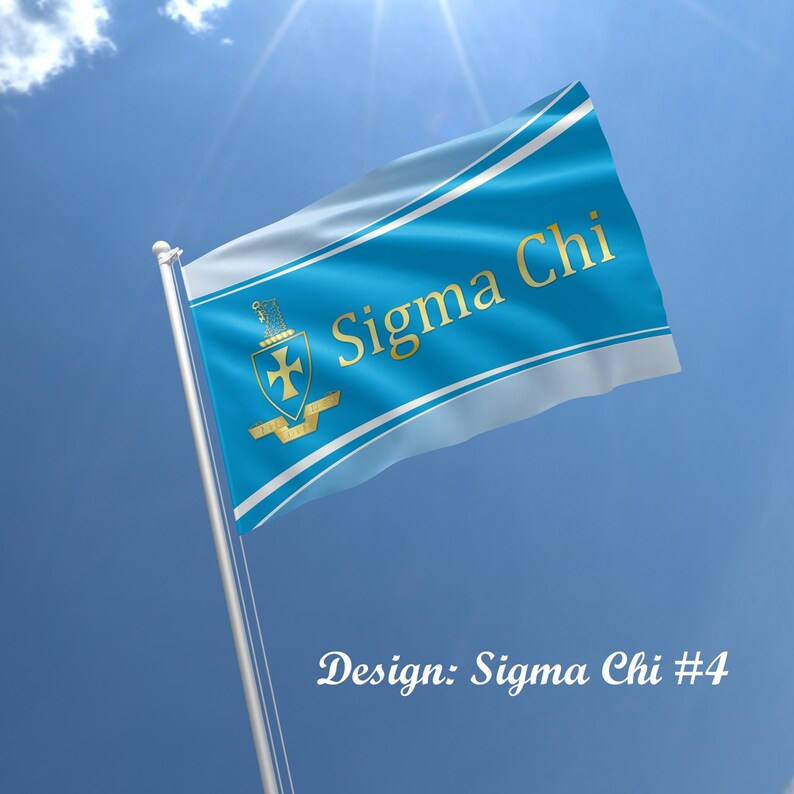 Sigma Chi Officially Licensed Flag Banner - Etsy