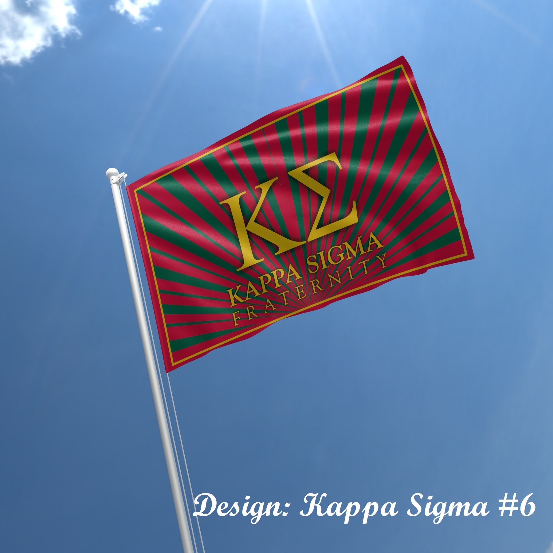 Kappa Sigma Flag Banner Officially Licensed Product - Etsy