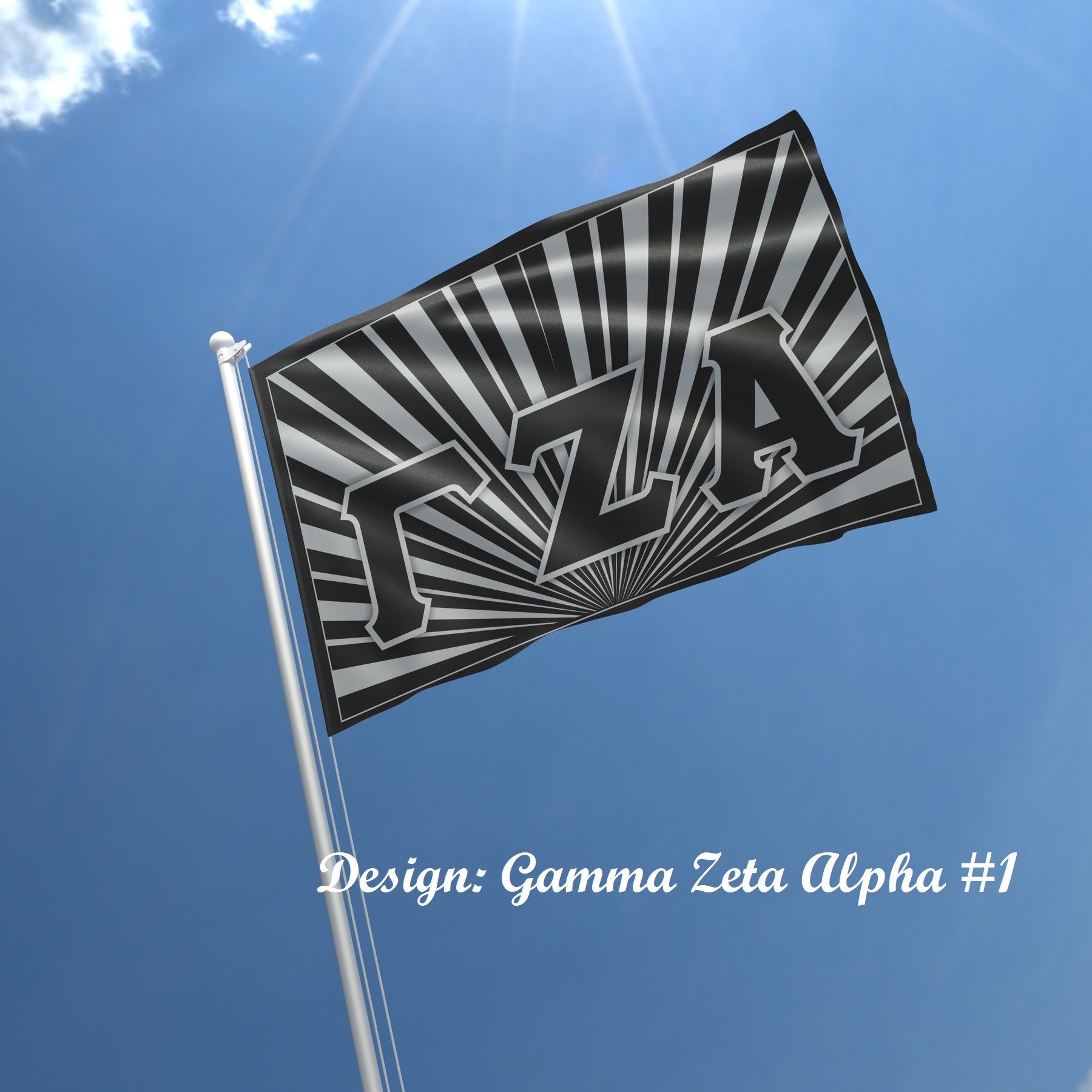 Gamma Zeta Alpha Officially Licensed Flag Banner - Etsy