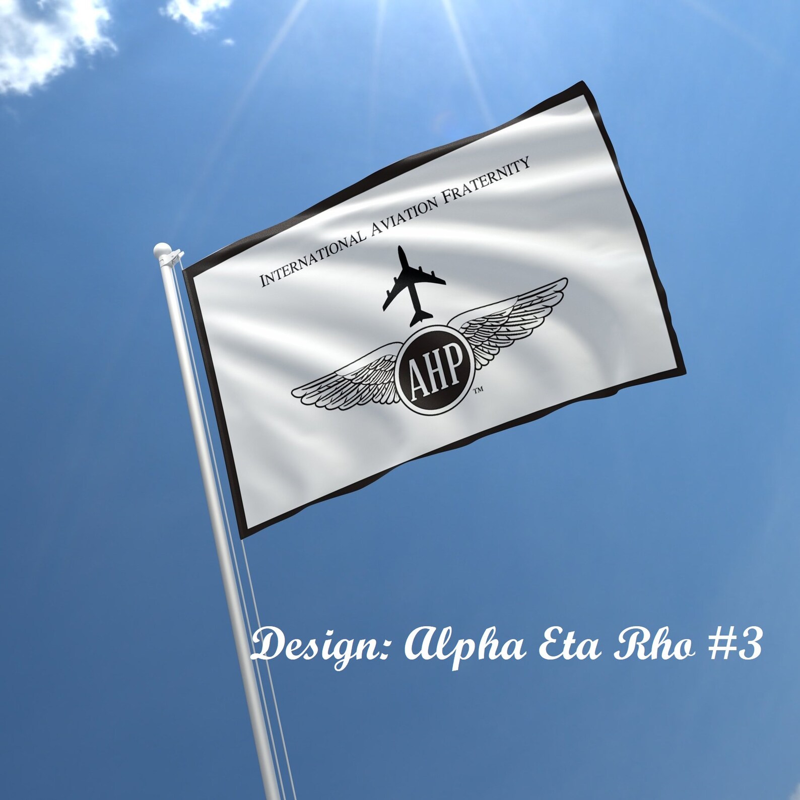 Alpha Eta Rho Officially Licensed Flag Banner - Etsy