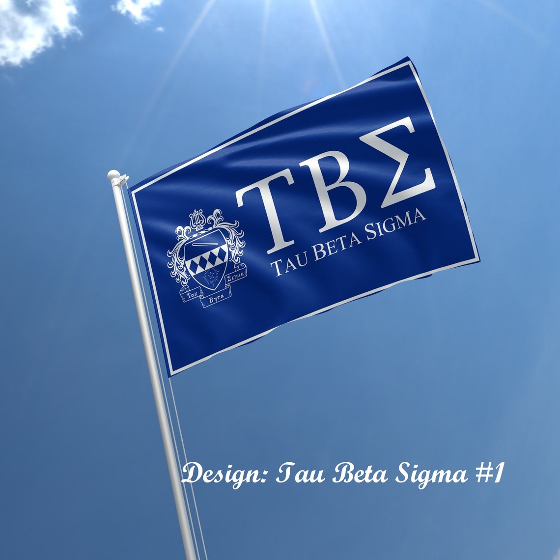 Tau Beta Sigma Officially Licensed Flag Banner | Etsy